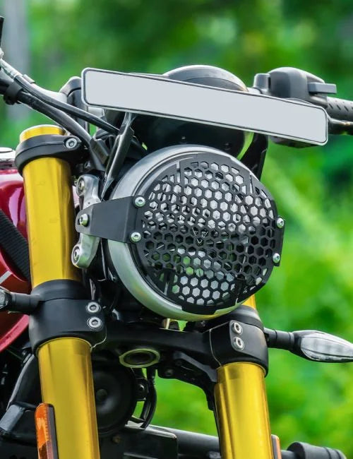 Triumph Speed 400 Headlight Grill (Black Matt)-HT Exhaust – MOTO CUSTOMS