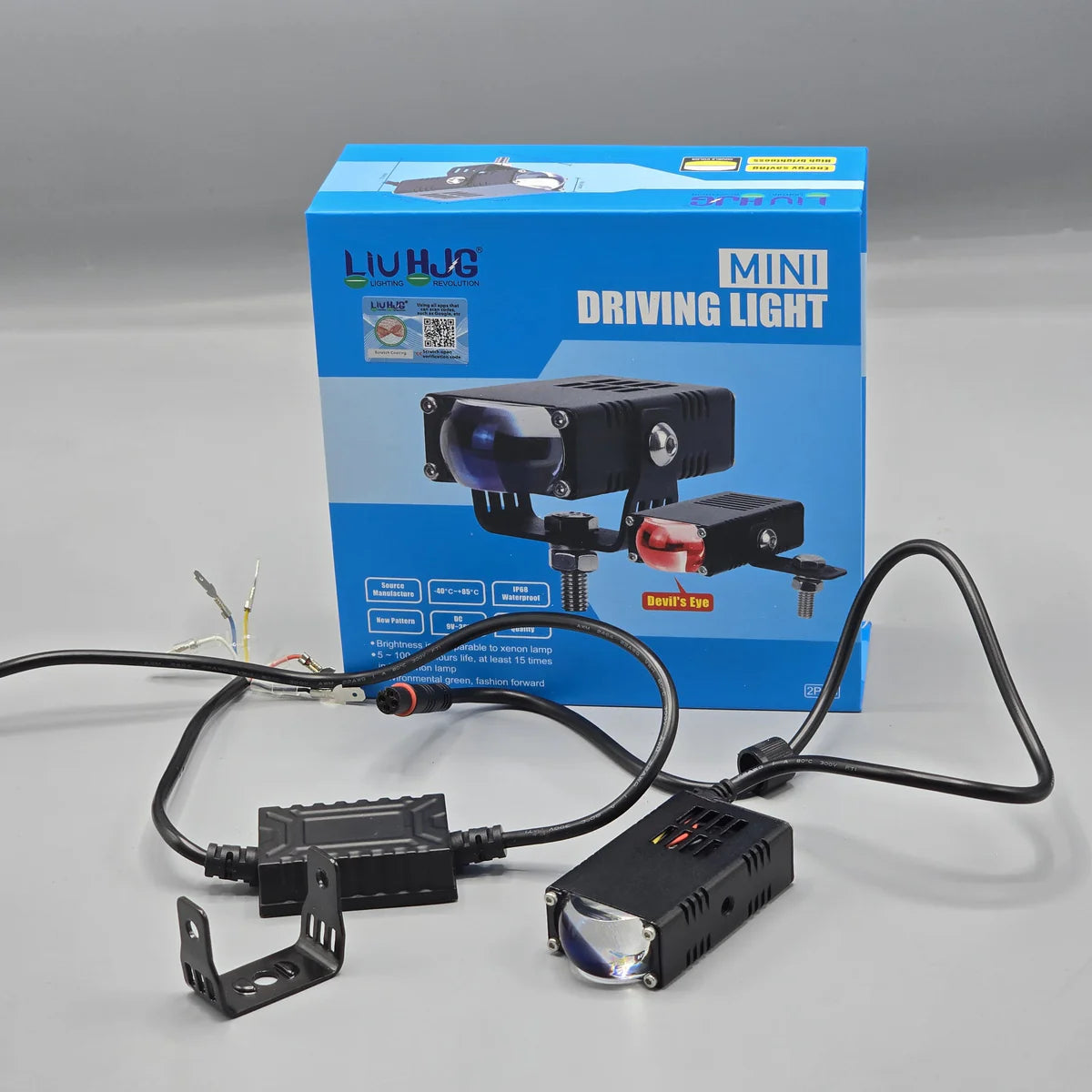 HJG MINI DRIVE PRO HD DRIVING LED FOGLIGHT - PAIR – MOTO CUSTOMS