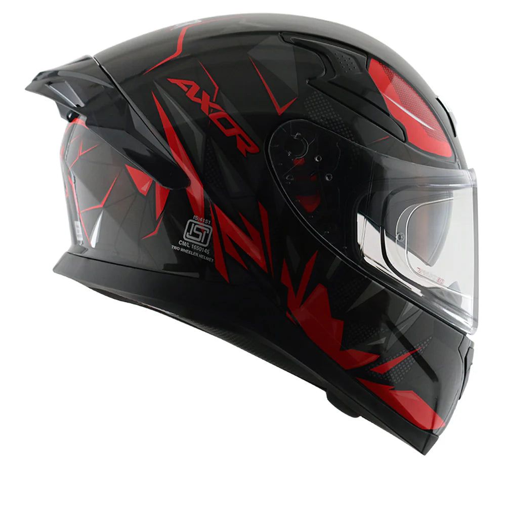 Axor Apex Hunter Helmet - Red – MOTO CUSTOMS