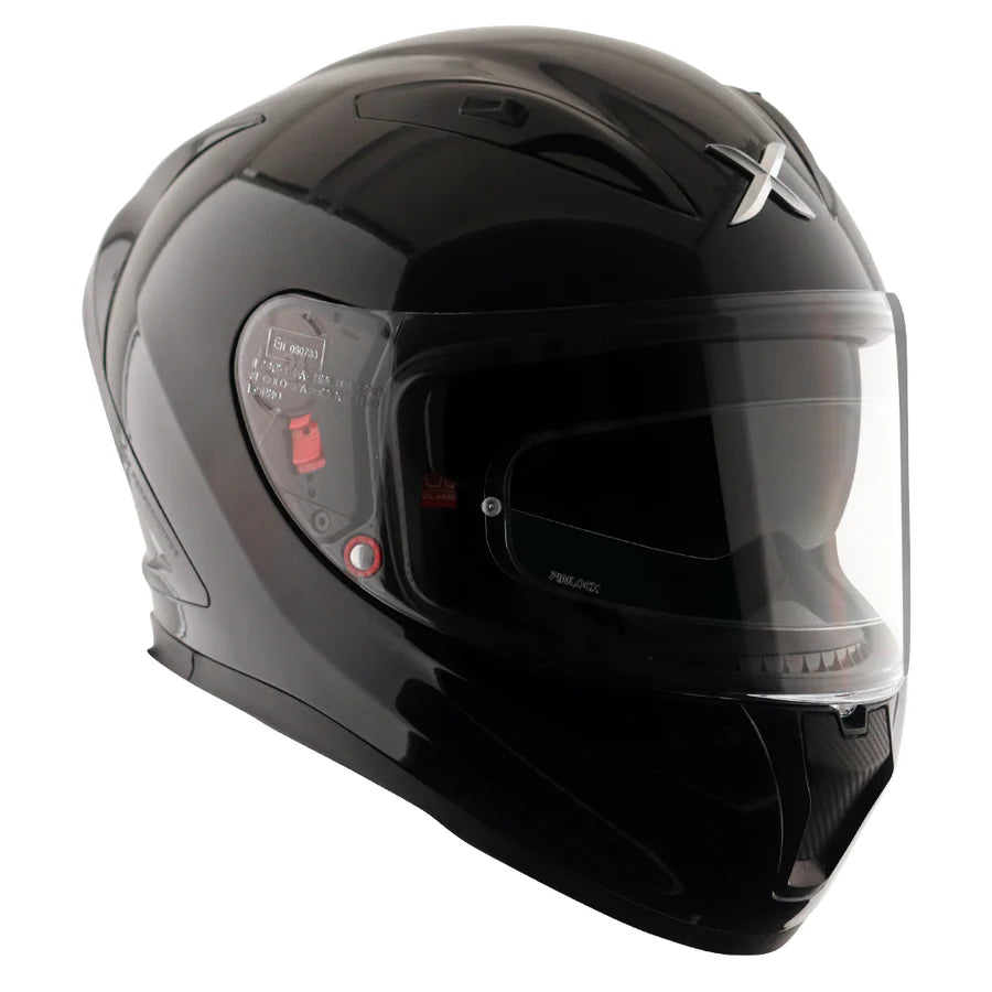 Axor Street Solid Black Helmet – MOTO CUSTOMS